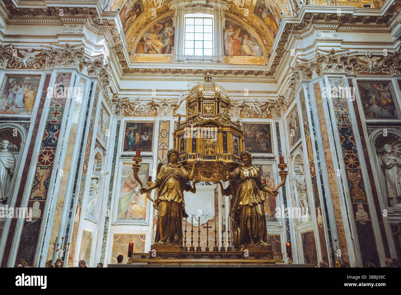 Rome, Italy - March 15th - Papal Basilica of Saint Mary Major Stock ...