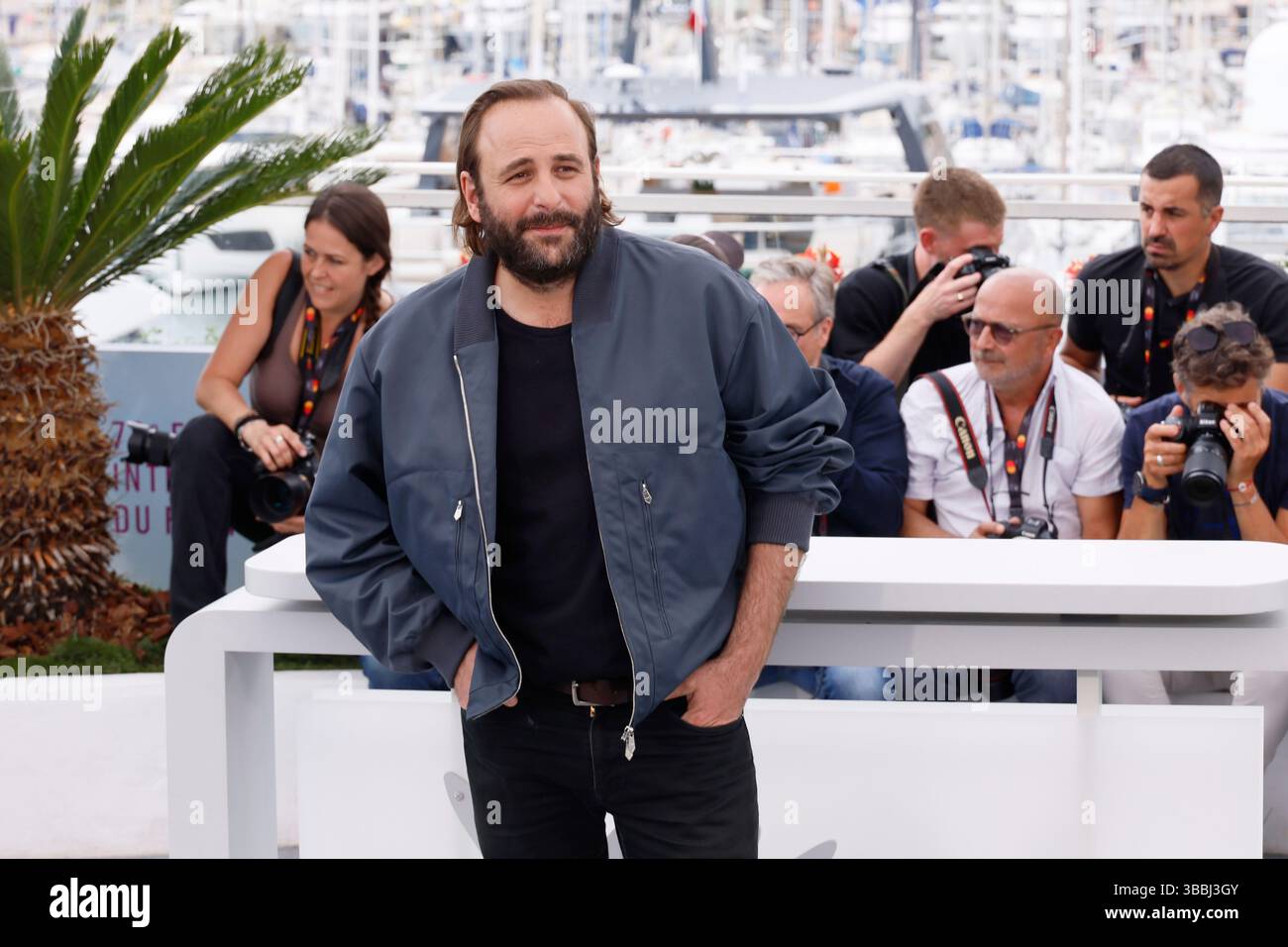Vincent Macaigne poses for photographers at the photo call for the film ...