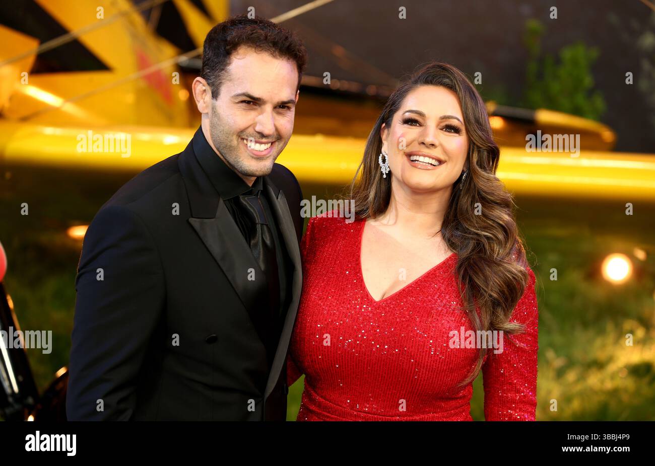 London, UK. 15th May, 2025. Jeremy Parisi and Kelly Brook attend the ...