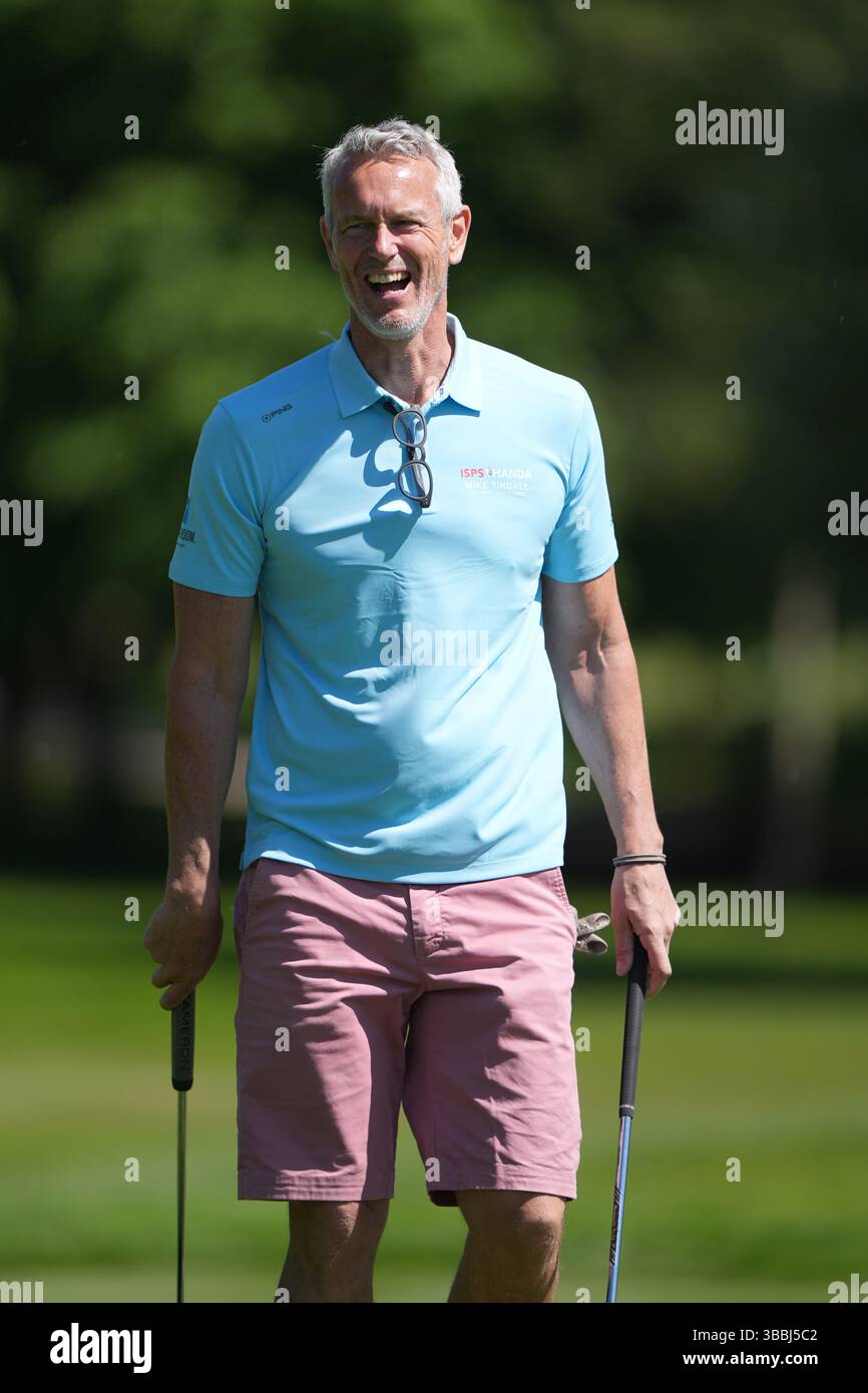Mark Foster during the Mike Tindall Celebrity Golf Classic at the ...