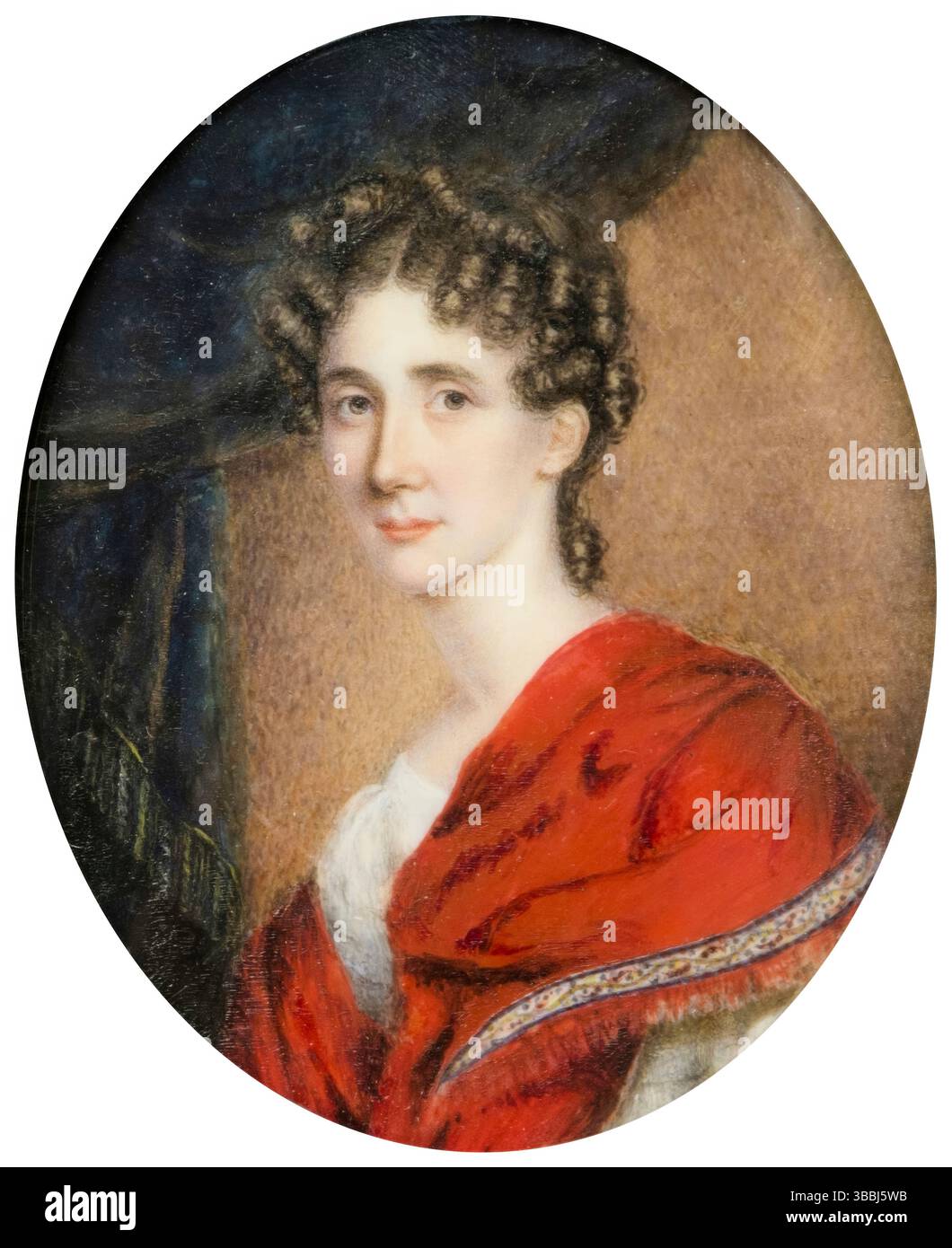 Anna Claypoole Peale, portrait miniature watercolour painting on ivory ...