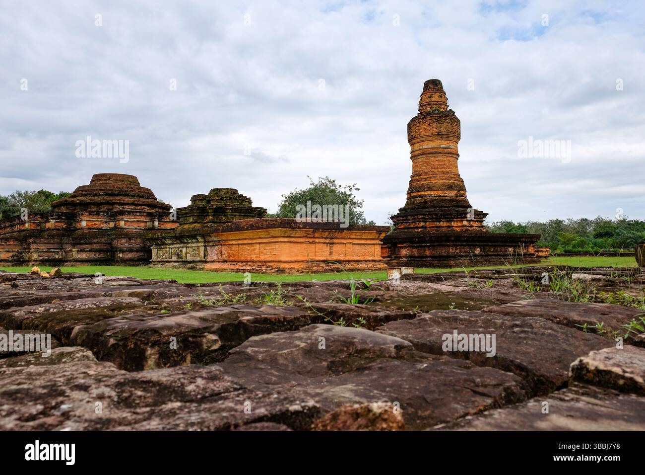 Muara Takus is a Buddhist temple complex in Kampar Regency, Riau Stock ...