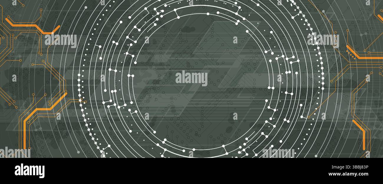 Technology data an network connection visual business background Stock ...