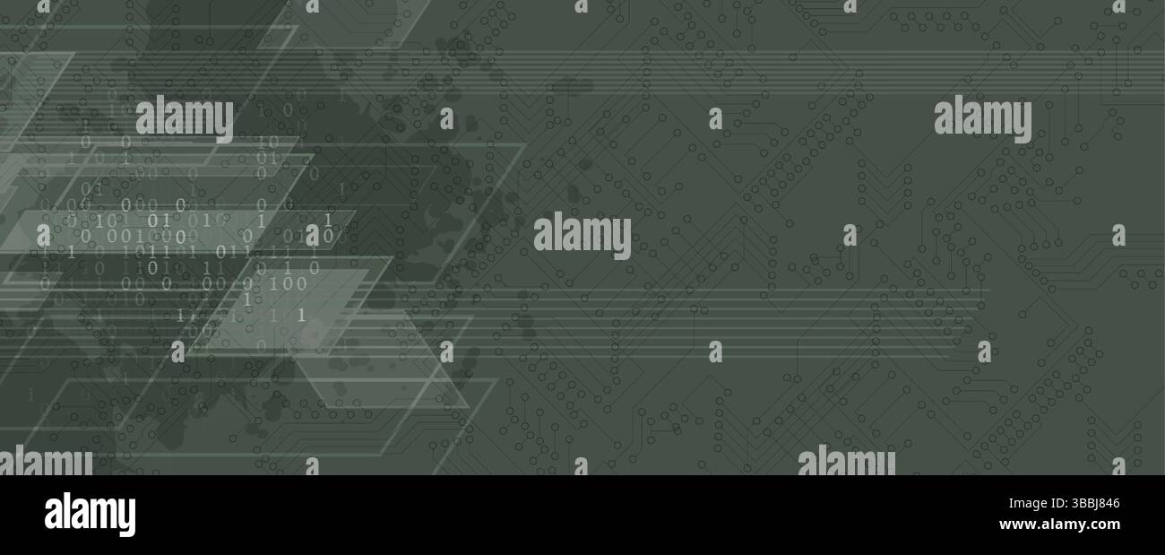 Technology data an network connection visual business background Stock ...