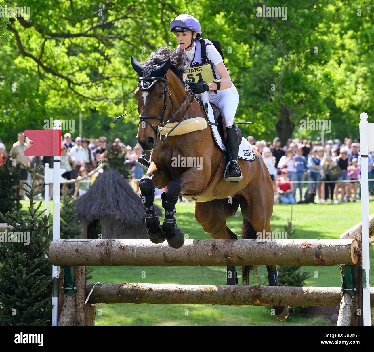 Badminton, UK. 10th May, 2025. Badminton Horse Trials - Cross Country ...
