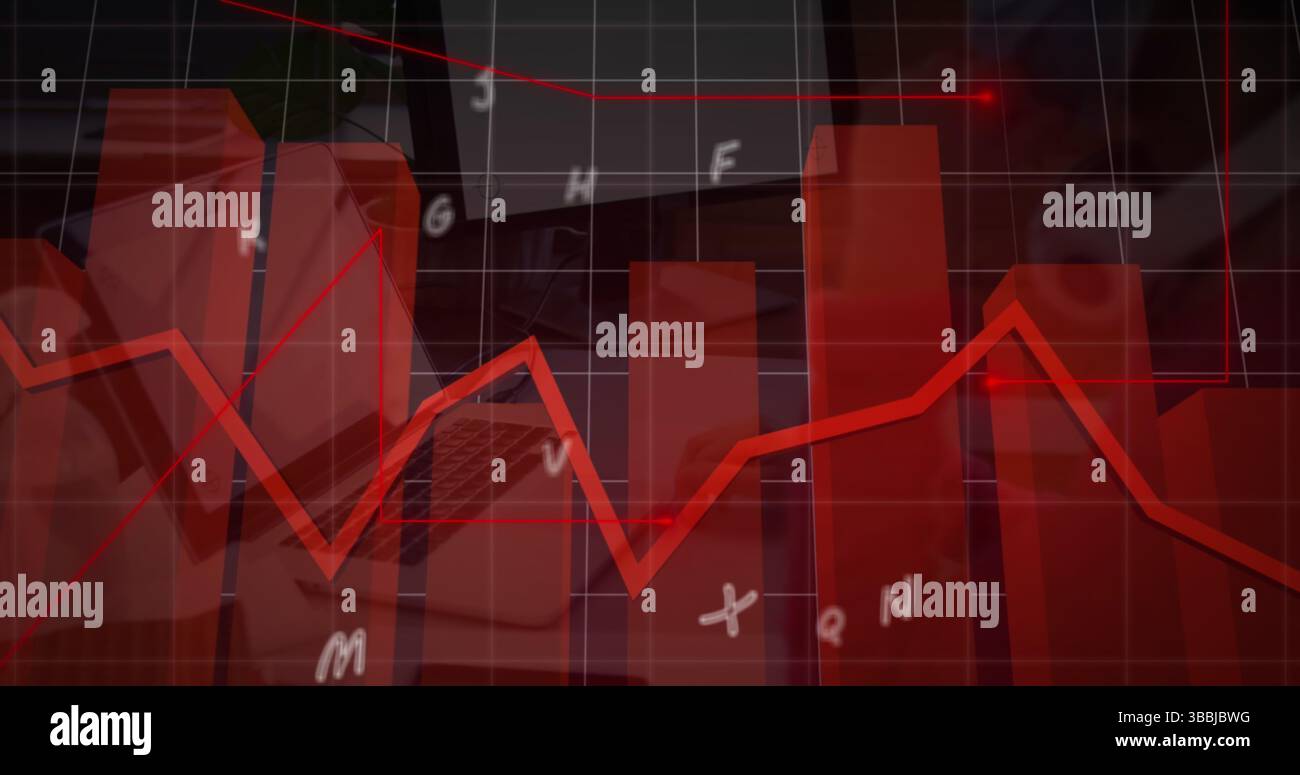 Displaying bar chart trend hi-res stock photography and images - Alamy