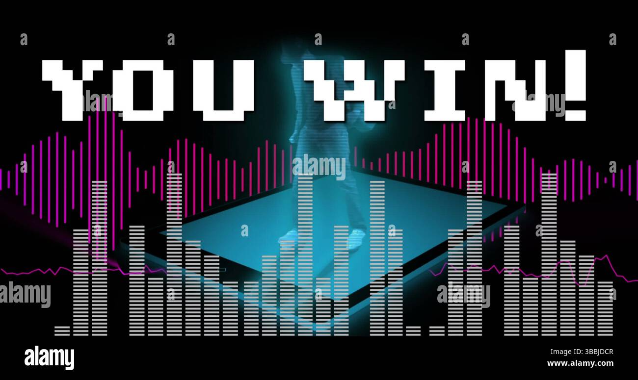 Win text animation over colorful hi-res stock photography and images ...