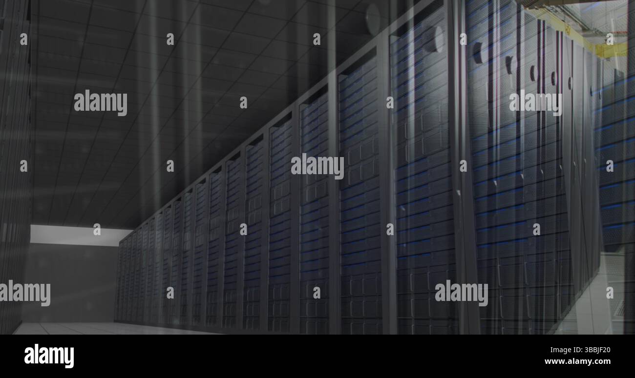 View of empty computer server room in seamless pattern Stock Photo - Alamy