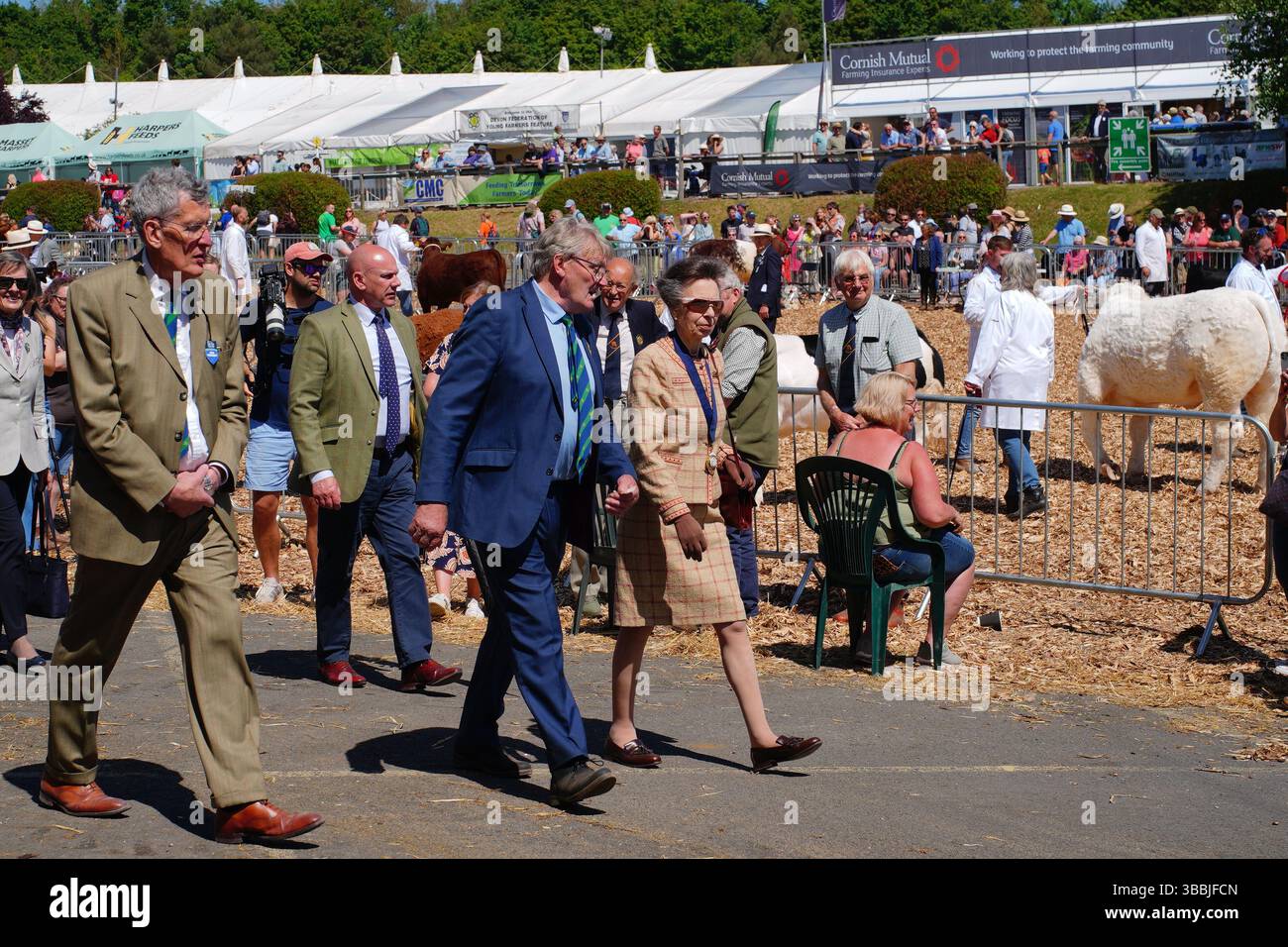 The Princess Royal during a visit to the Devon County Show at the Westpoint showground in Clyst ...