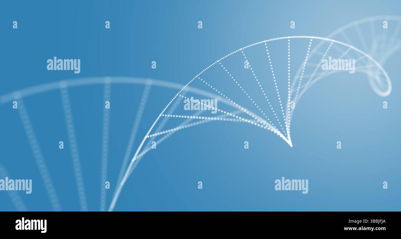 Curved double helix structure hi-res stock photography and images - Alamy