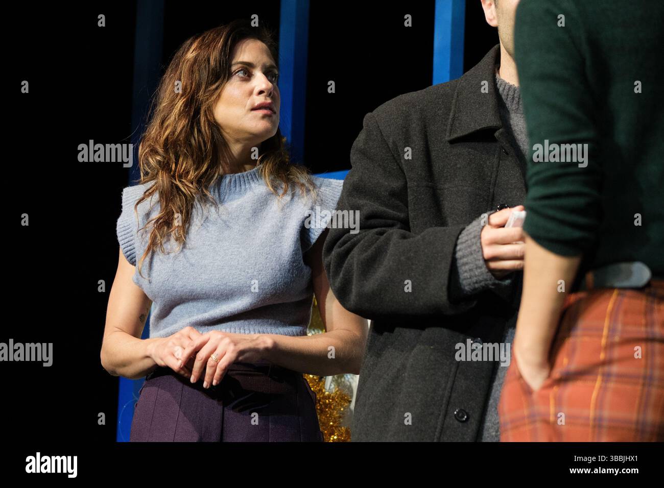 Madrid, Spain. 16th May, 2025. Actress Maria Leon, during the play Casa ...
