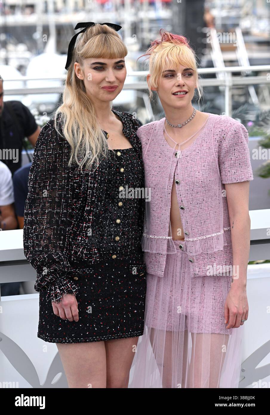Cannes, France. May 16th, 2025. Imogen Poots and Kristen Stewart ...