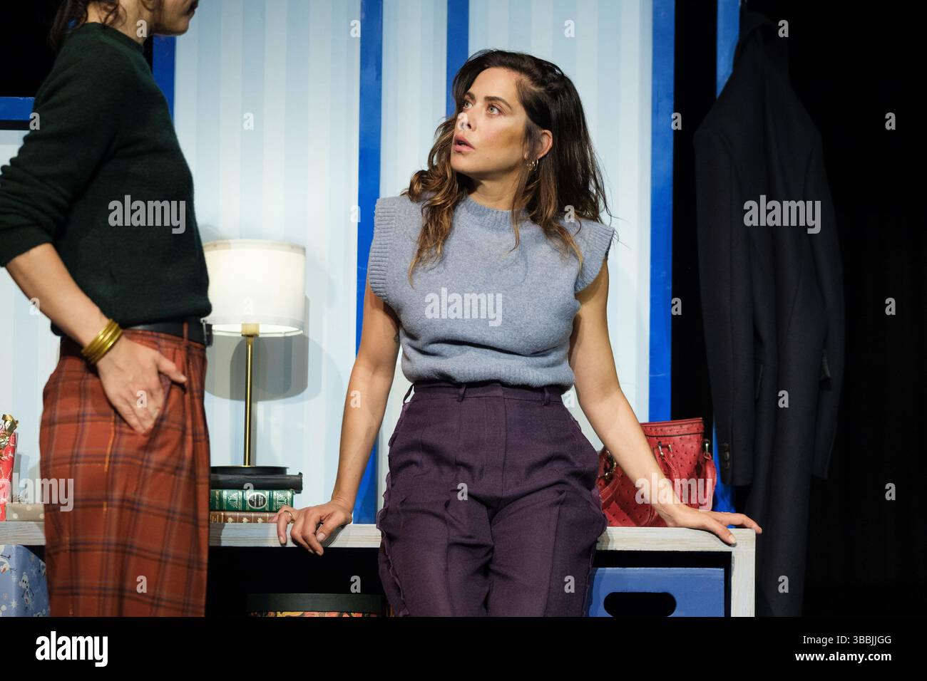Madrid, Spain. 16th May, 2025. Actress Maria Leon, during the play Casa ...