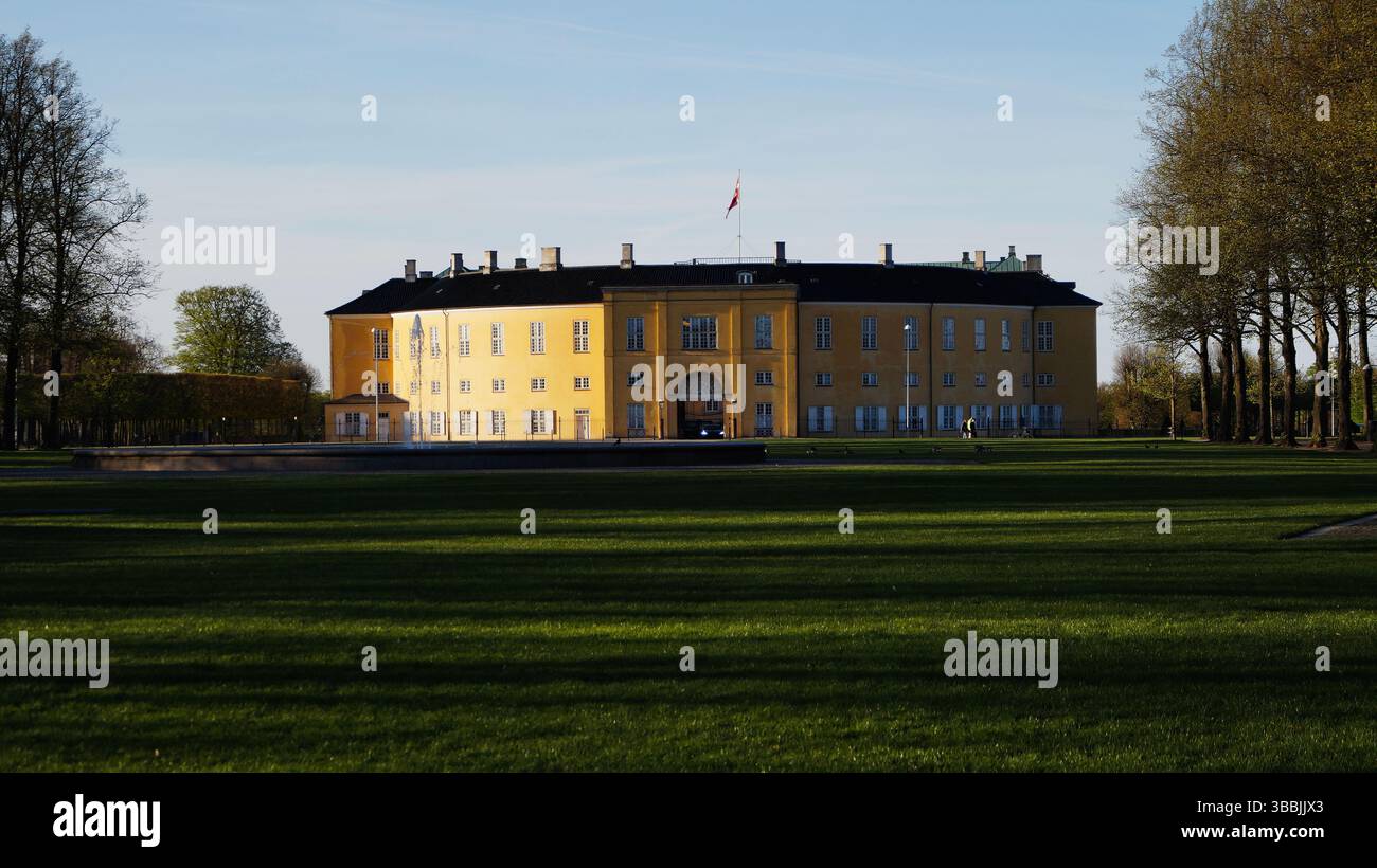 Copenhagen, Denmark - April 21, 2025: Bright daylight illuminates a ...