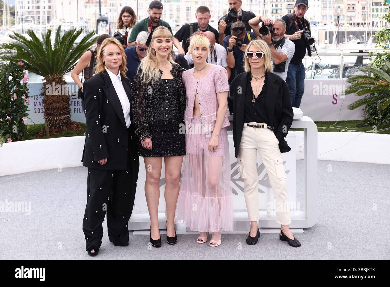 Cannes, France. 16th May, 2025. Thora Birch, Imogen Poots, Kristen ...