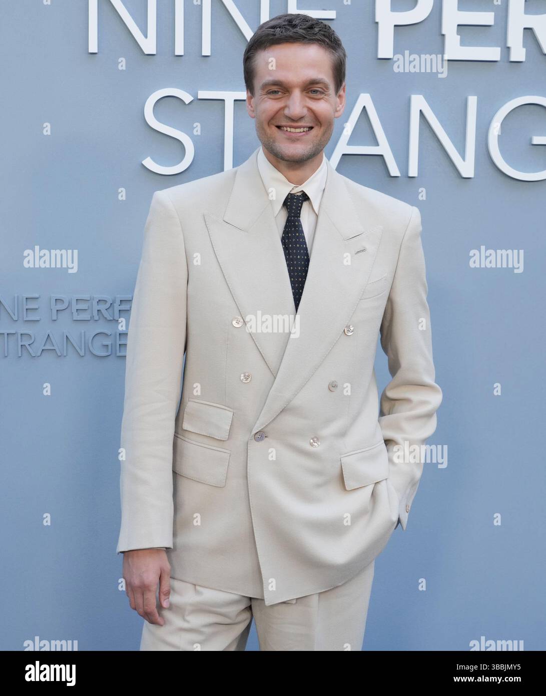 Lucas Englander arrives at the Hulu's NINE PERFECT STRANGERS Season 2 ...