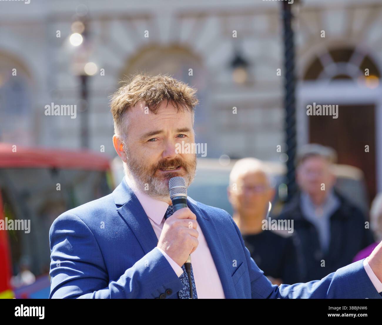 Campaigners gather outside of Parliament today to protest against the ...