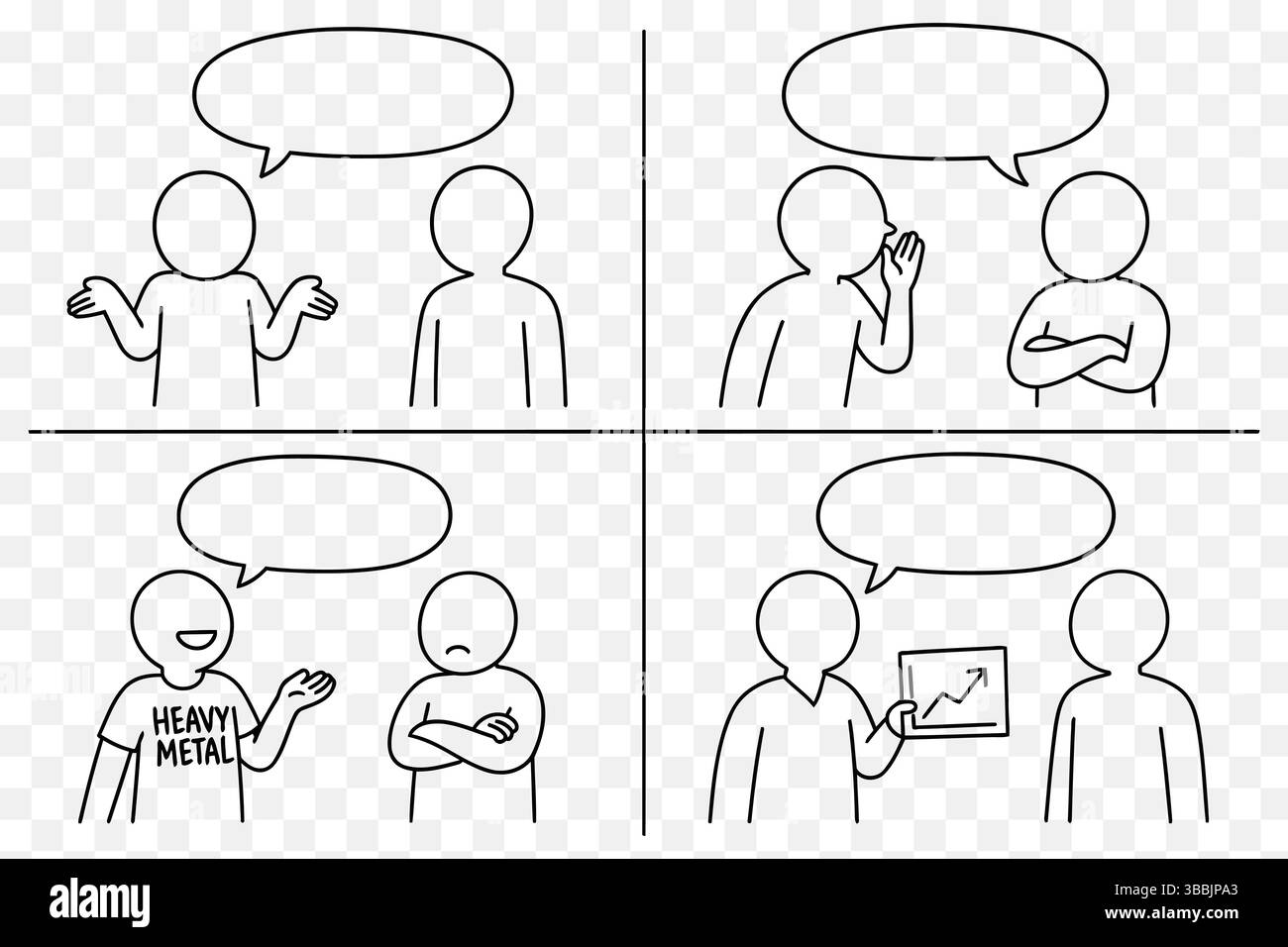 Blank comic panels Stock Vector Images - Alamy