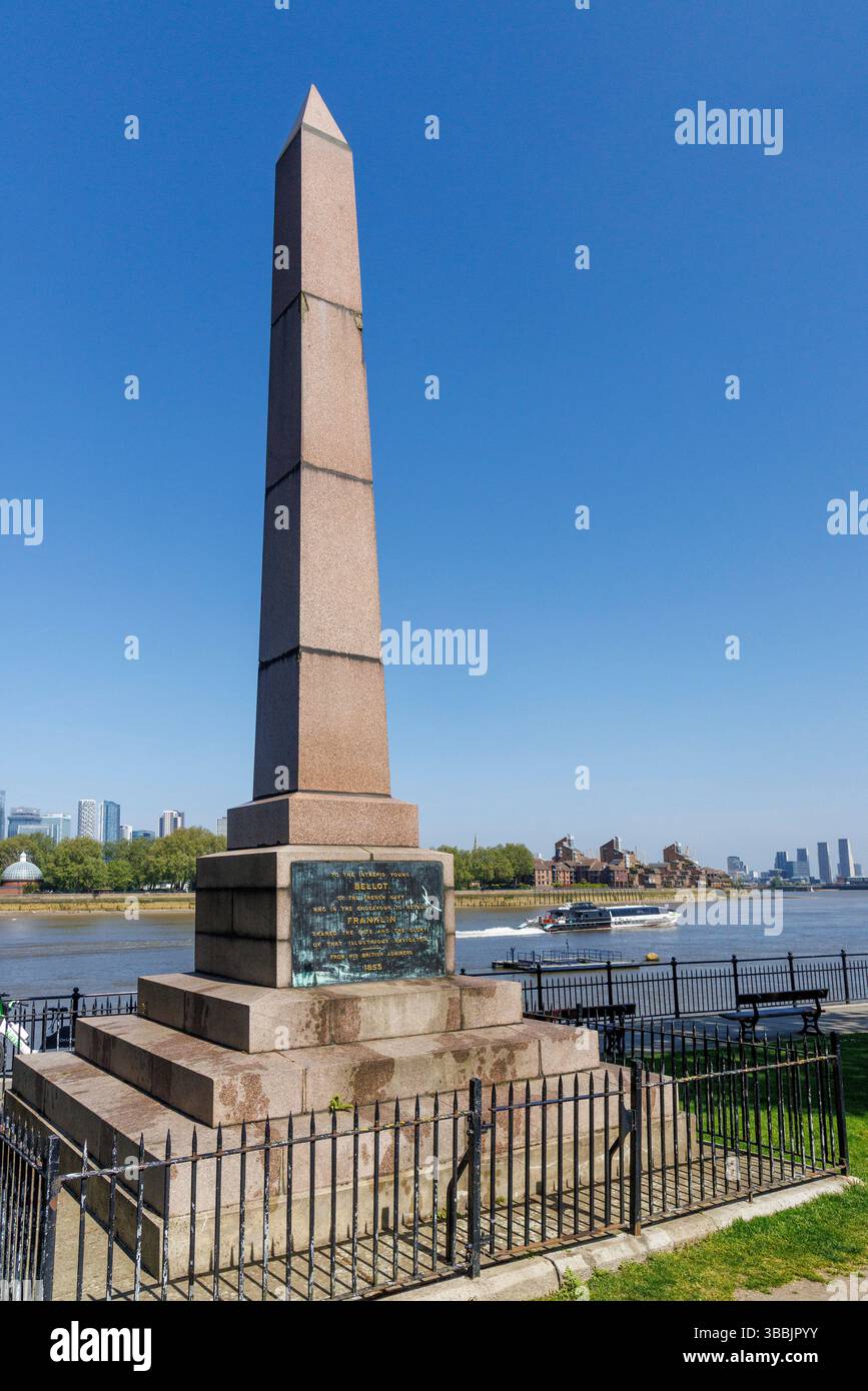 The Bellot memorial, Greenwich, London, England, UK Stock Photo - Alamy