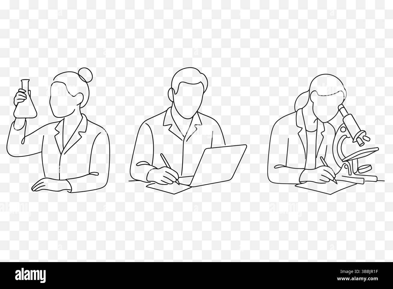 Faceless researcher art hi-res stock photography and images - Alamy