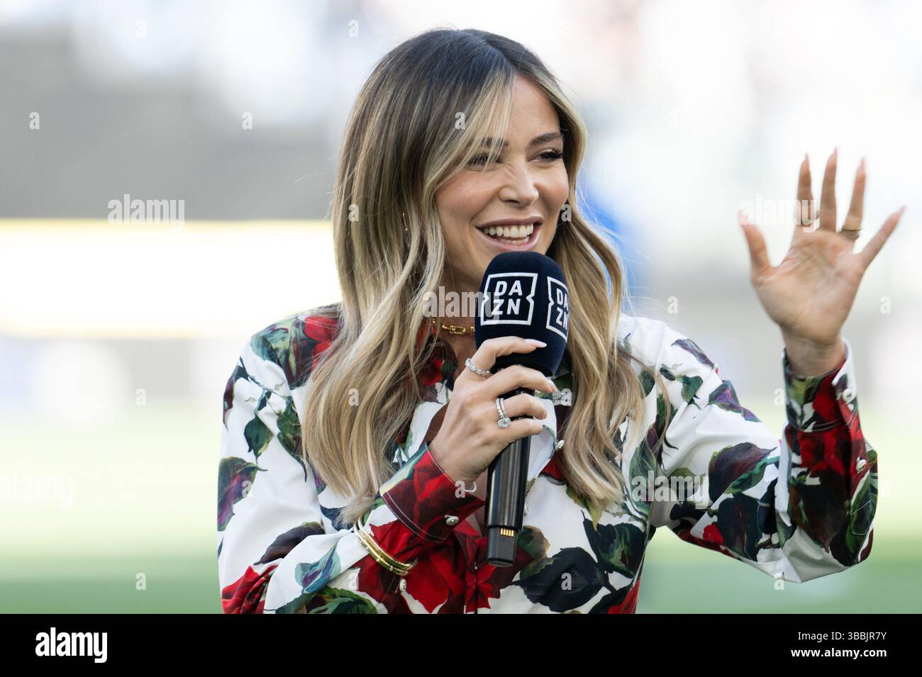 DAZN television Anchorwoman Diletta Leotta during the Serie A football ...
