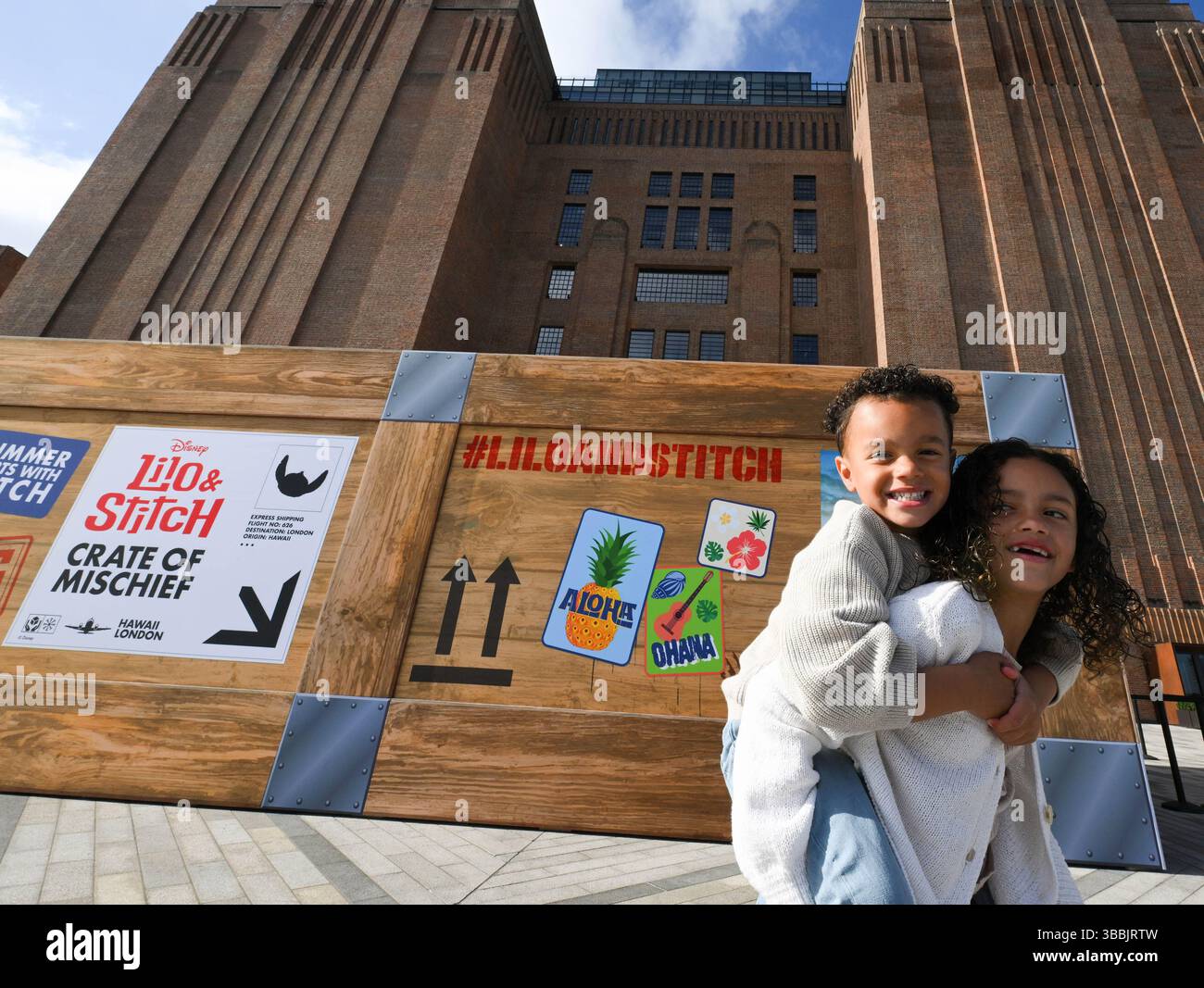 EDITORIAL USE ONLY Hendrix and Mila-Rae at the Disney Lilo & Stitch ...