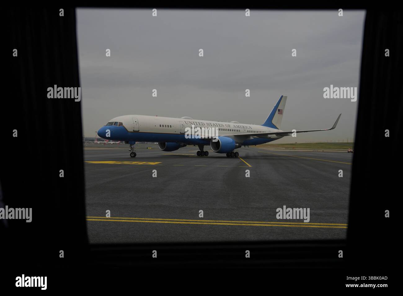 Official plane with U.S. Secretary of State Marco Rubio on board lands ...