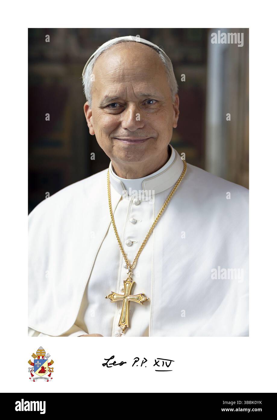 Vatican, Vatican. 16th May, 2025. **NO LIBRI** Italy, Rome, Vatican 2025/5/16 official portrait ...