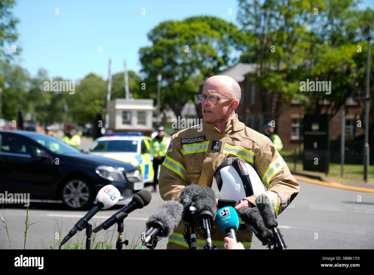 Oxfordshire Fire and Rescue Service Chief Fire Officer, Rob MacDougall ...