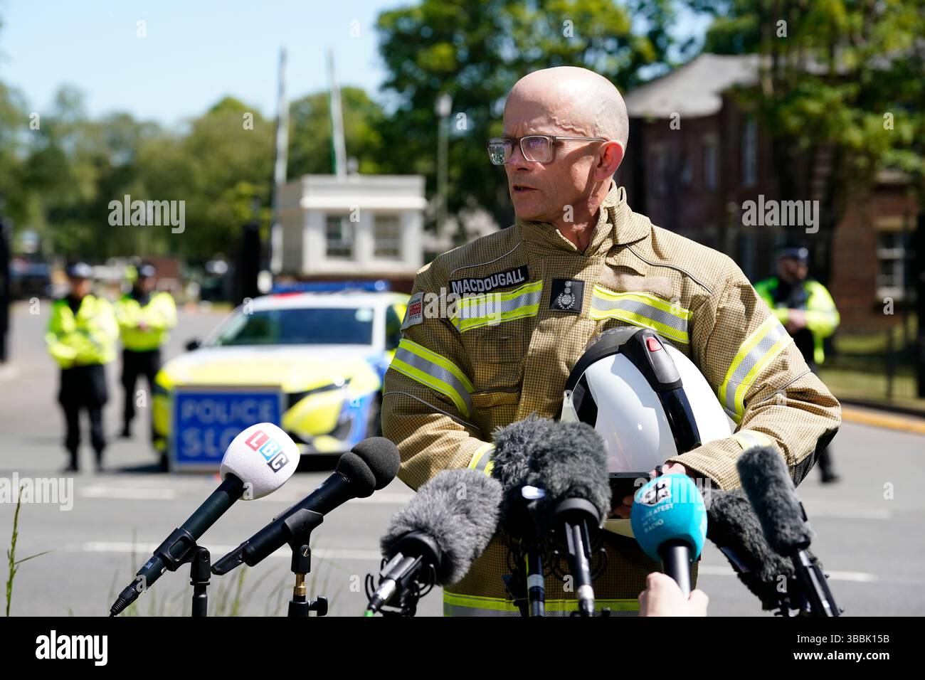 Oxfordshire Fire and Rescue Service Chief Fire Officer, Rob MacDougall ...