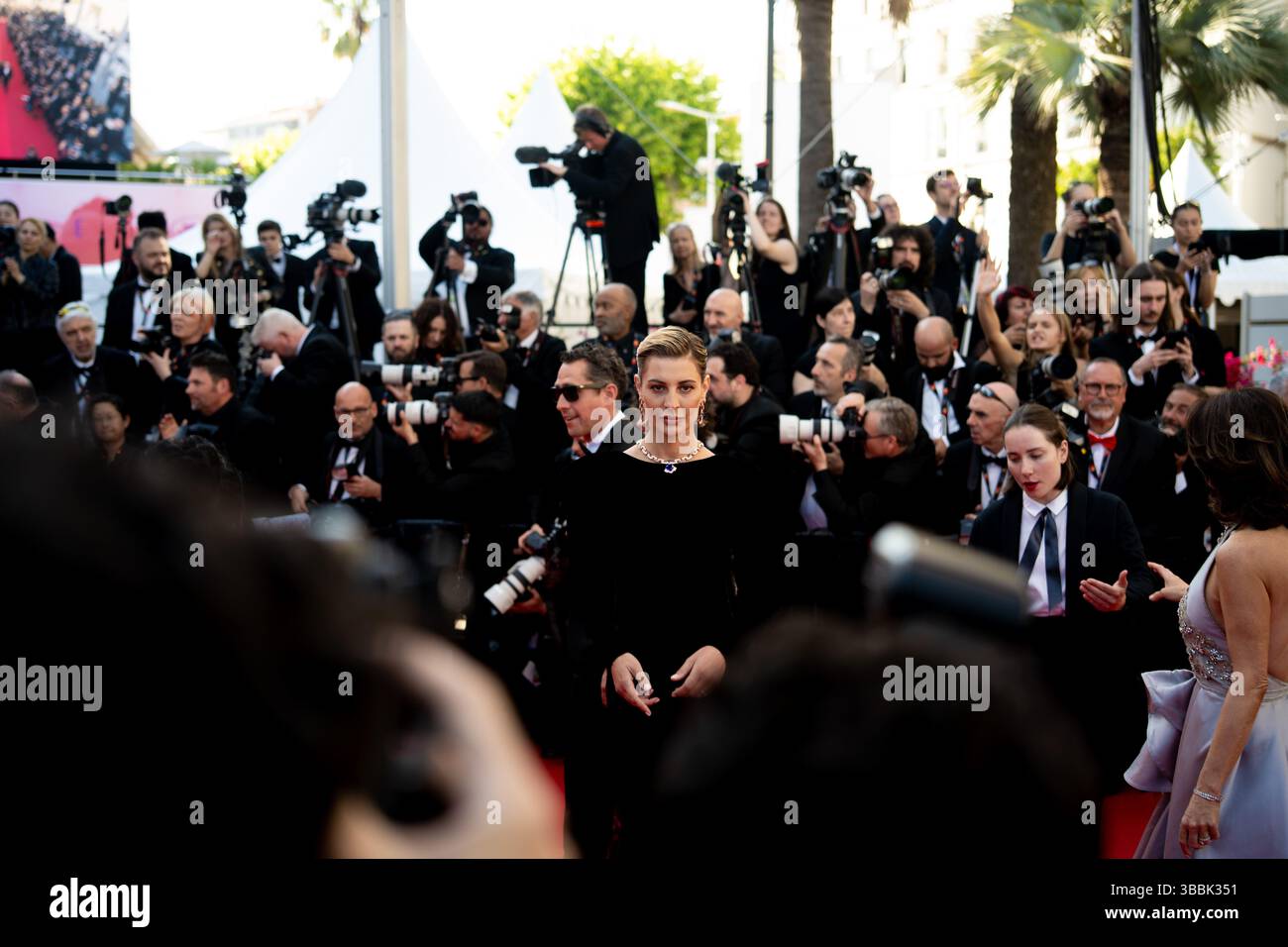 CANNES, FRANCE - MAY 15: (L-R) Solàn Machado-Graner, Jonathan Turnbull ...