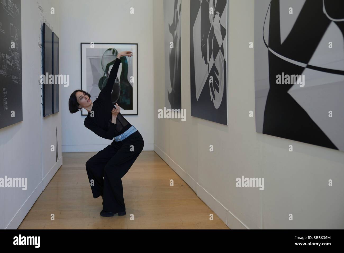 A member from art group "Operator", Ania Catherine, one of the winners ...