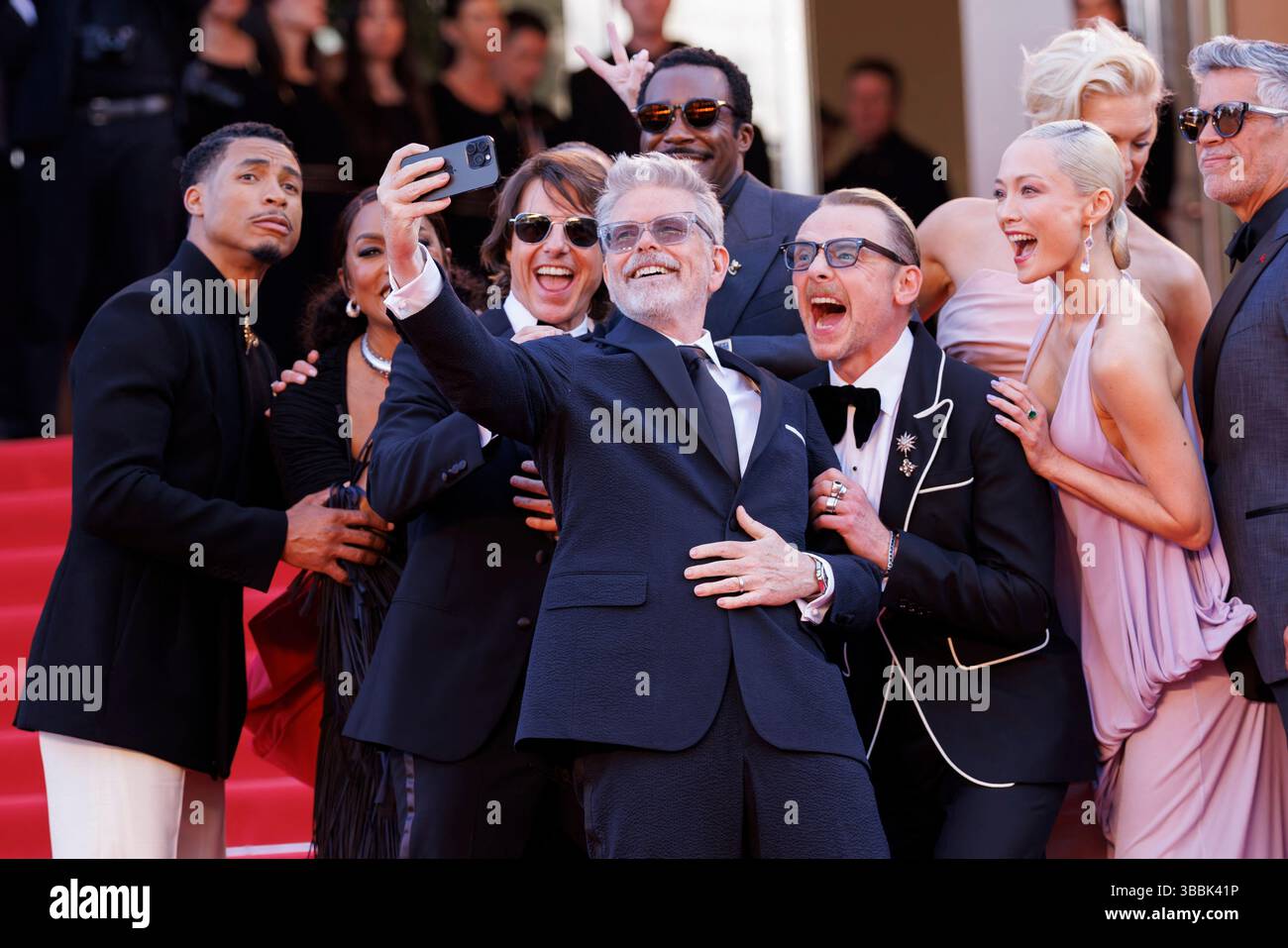 Cannes, France. 14th May, 2025. Greg Tarzan Davis, Hayley Atwell ...