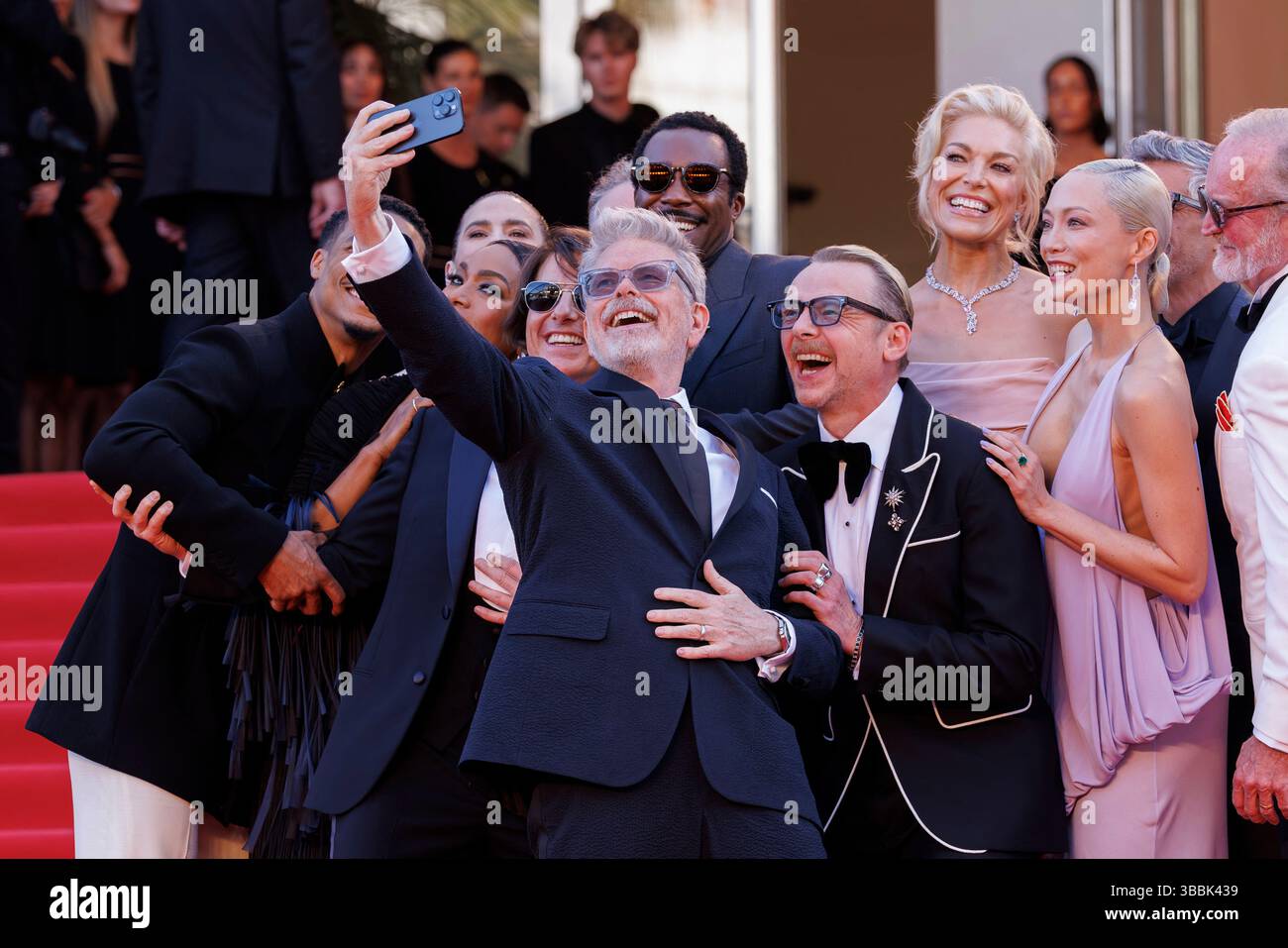 Cannes, France. 14th May, 2025. Greg Tarzan Davis, Hayley Atwell ...