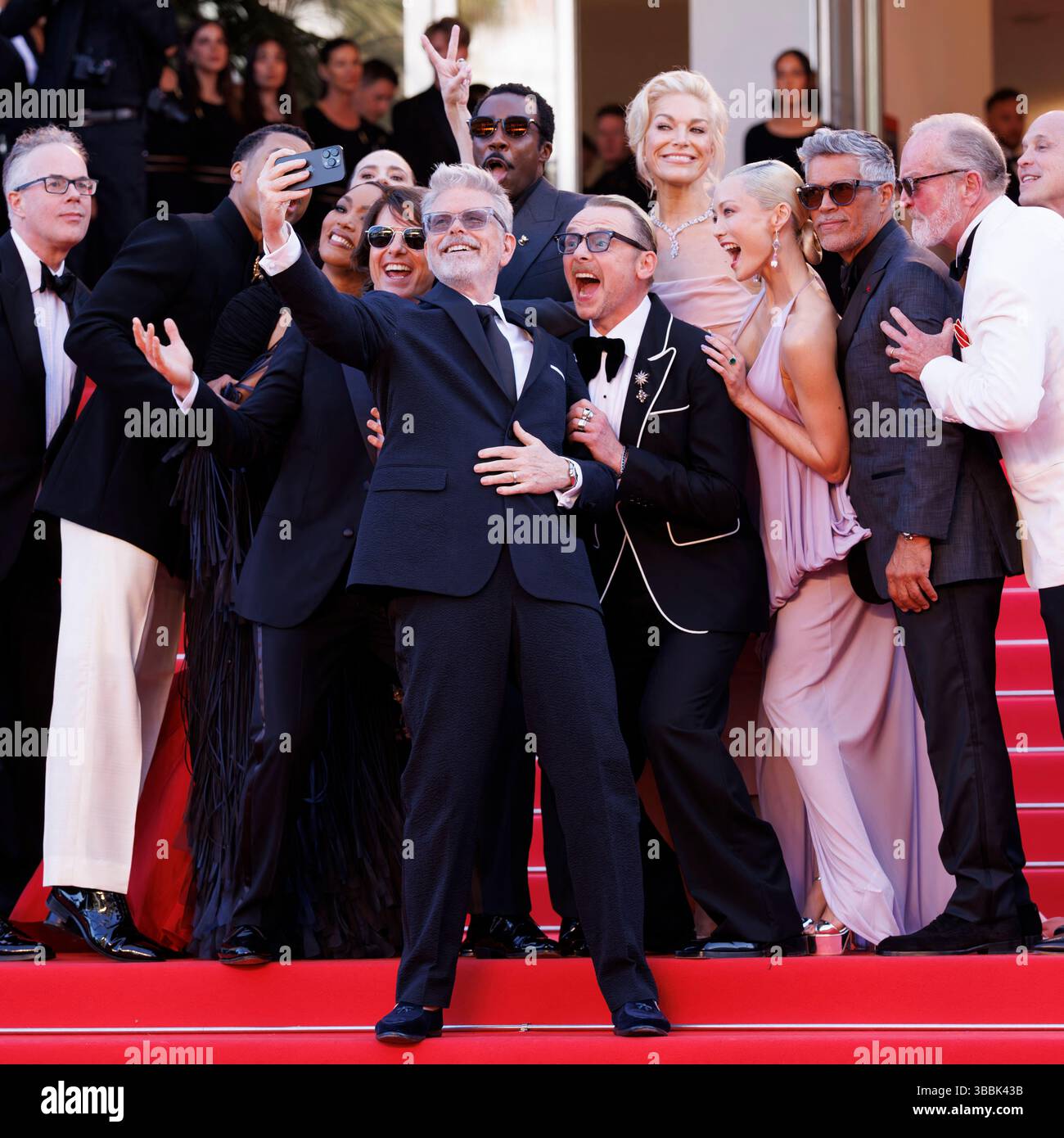 Cannes, France. 14th May, 2025. Greg Tarzan Davis, Hayley Atwell ...