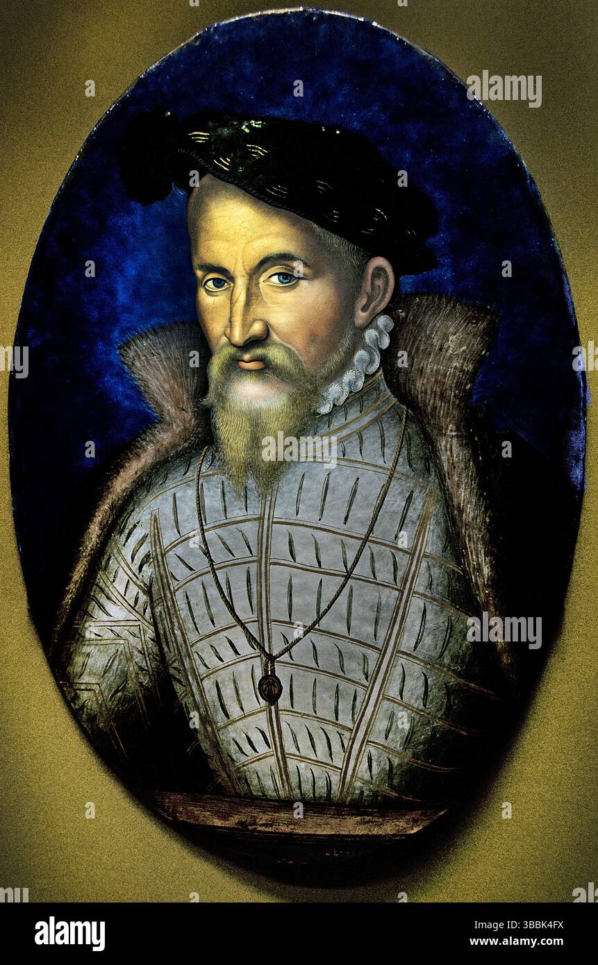 Plaque of Duc de Guise 1520 - 1563 by Leonard Limousin Limosin 1505 ...