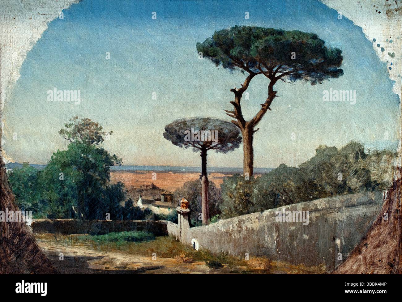 Paysage d'Italie - Italian Landscape 1843 Auguste Ravier 1814-1895 ...
