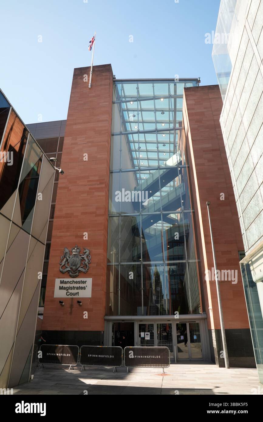 A view of Manchester Magistrates' Court where R&B singer Chris Brown ...