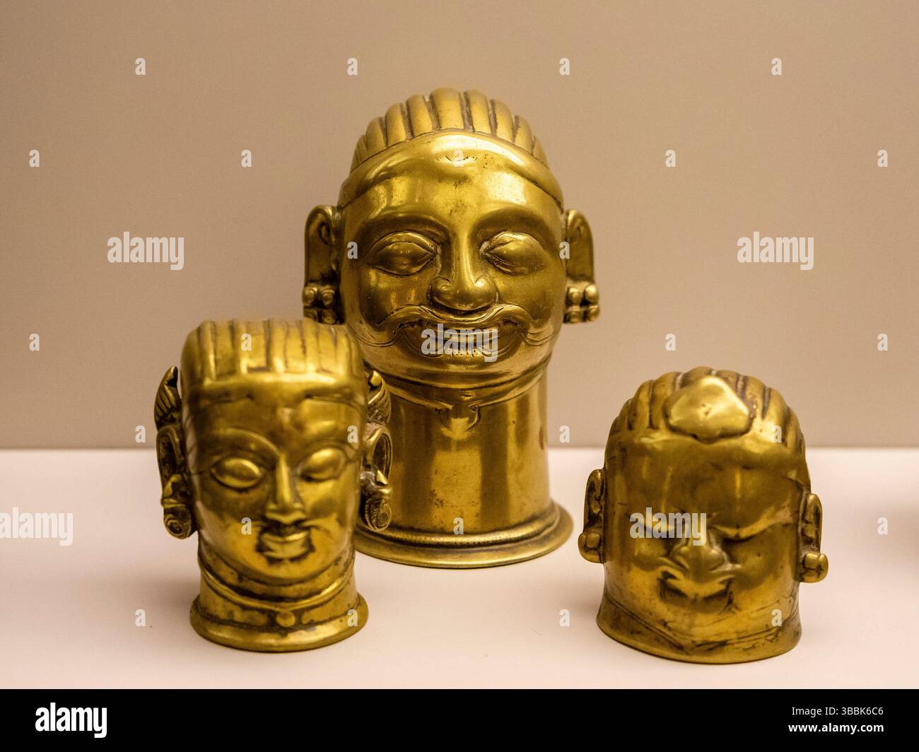 Symbiotic representation of the face and phallus of Shiva, 18th century ...