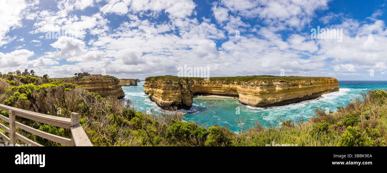 Breathtaking views of coastal cliffs and turquoise waters at Mutton ...