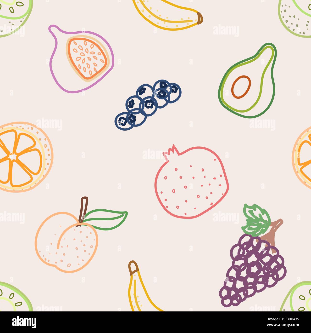 Food in soft light Stock Vector Images - Alamy