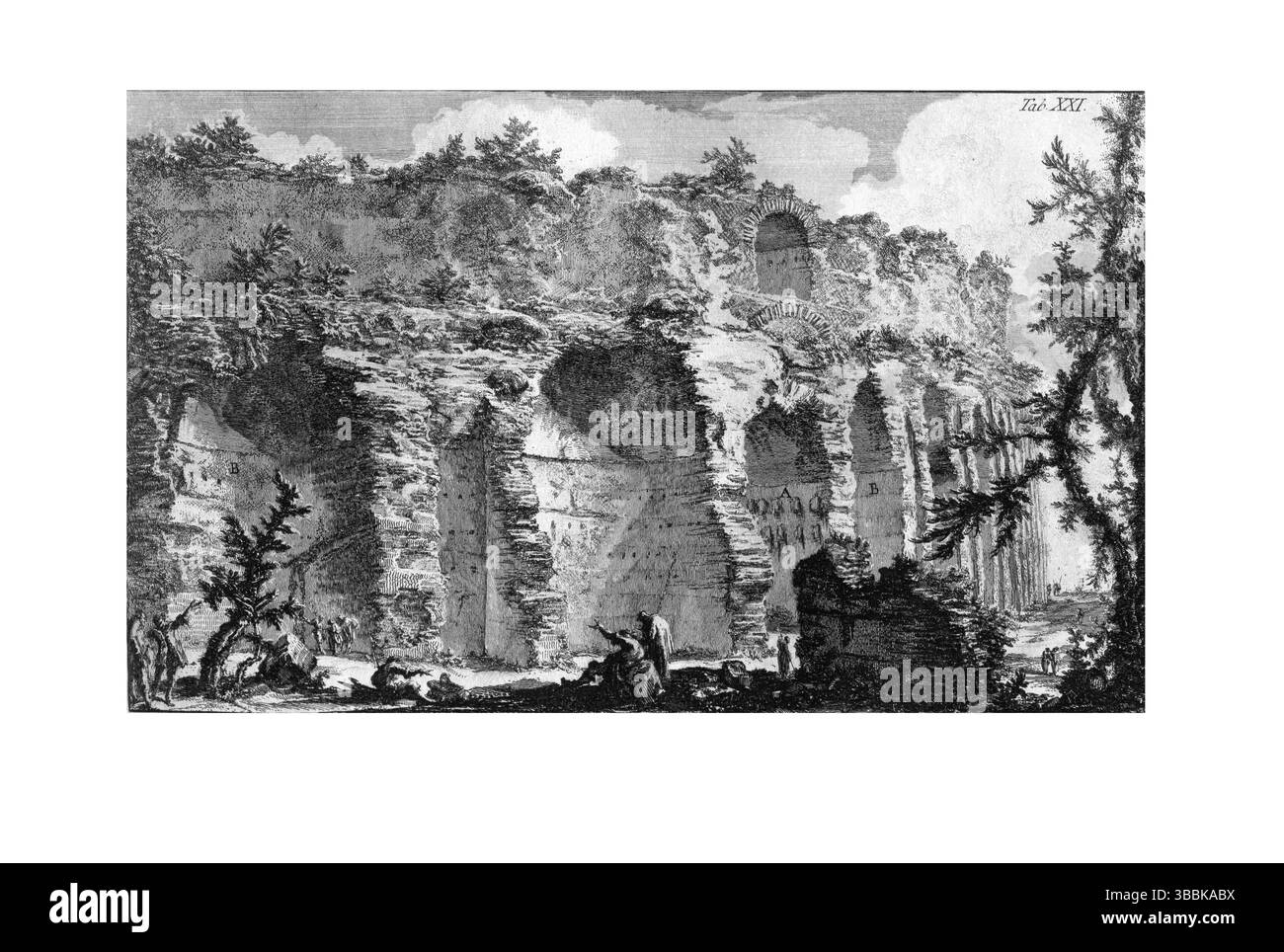 Piranesis 1762 engraving of the mausoleum of augustus in rome hi-res stock photography and ...