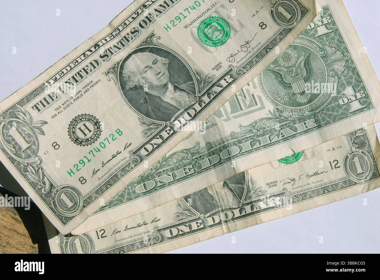 Copenhagen/ Denmark/16 MAY 2025/American dollars bills in one dollar ...