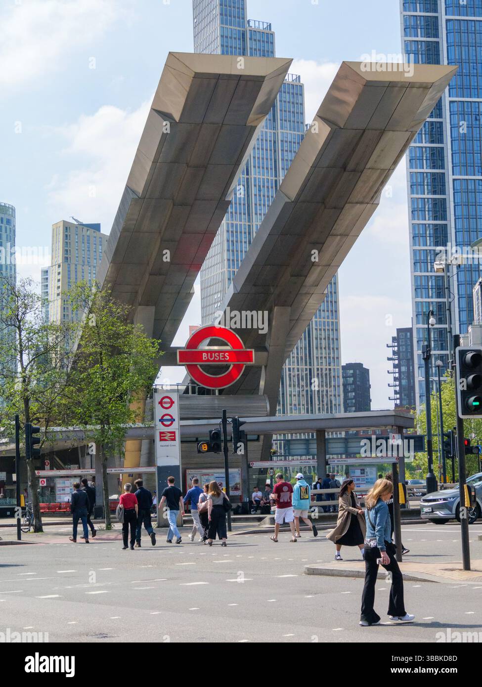 Vauxhall Cross Bus Station terminus, showcasing modern architecture by ...