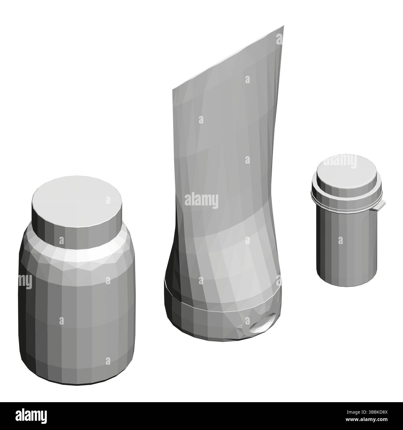 Different sizes containers Stock Vector Images - Alamy