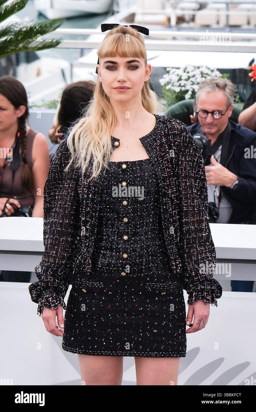 Cannes, France. 16th May, 2025. Imogen Poots seen at the Photocall for ...