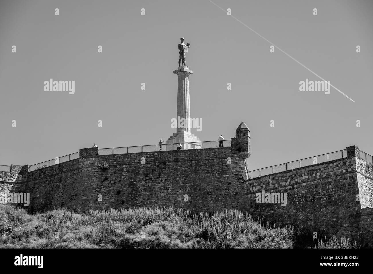 Victor monument, symbol of Belgrade, commemorating Allied victory in ...