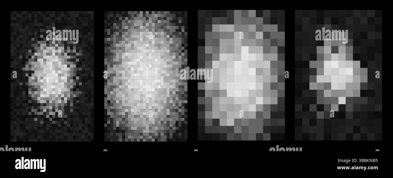 Censorship Pixel Blur Effect on Face, Abstract Censored Portrait in ...