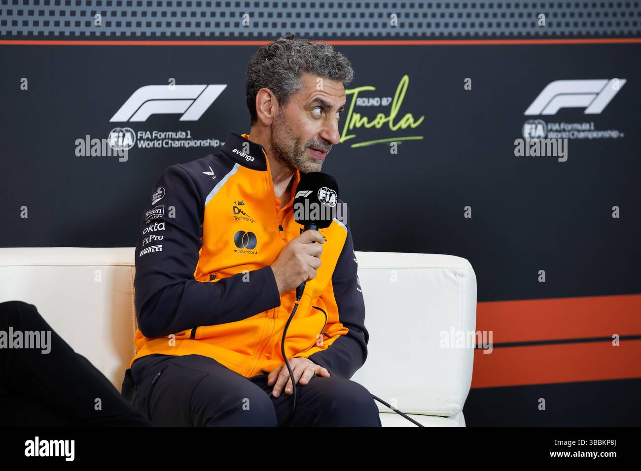 Imola, Italie. 16th May, 2025. STELLA Andrea (ita), Team Principal of ...
