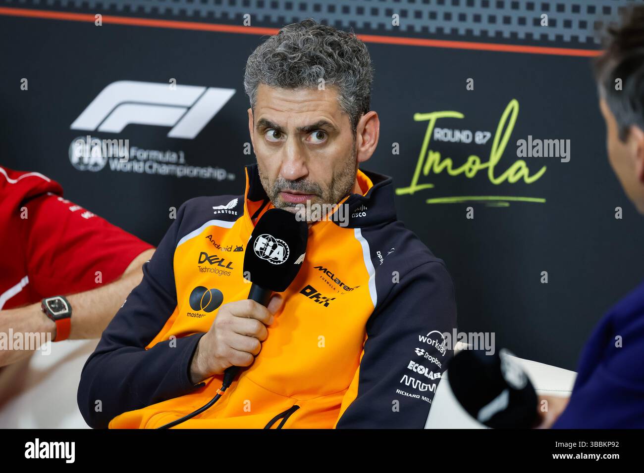Imola, Italie. 16th May, 2025. STELLA Andrea (ita), Team Principal of ...